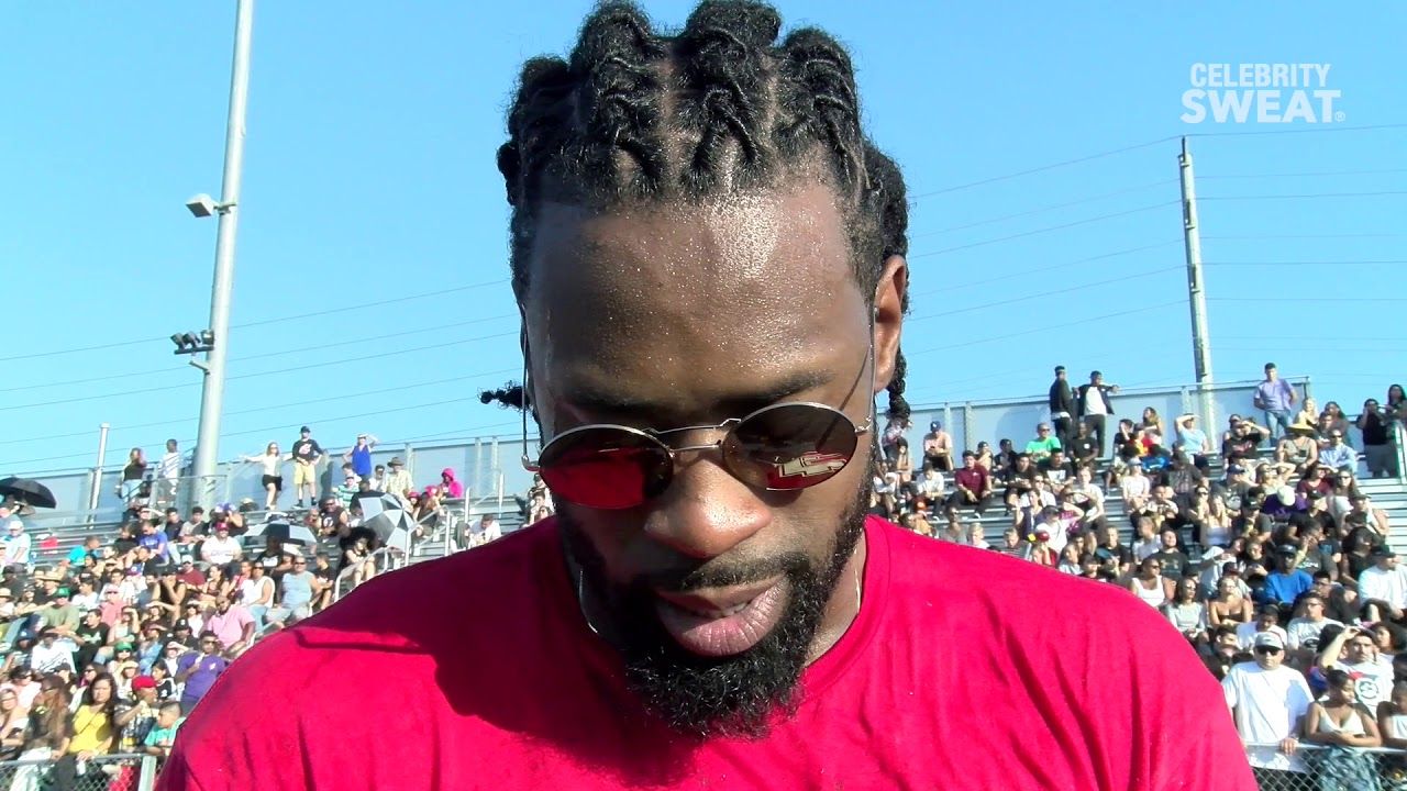 DeAndre Jordan Speaks Fitness: Celebrity Sweat - YouTube