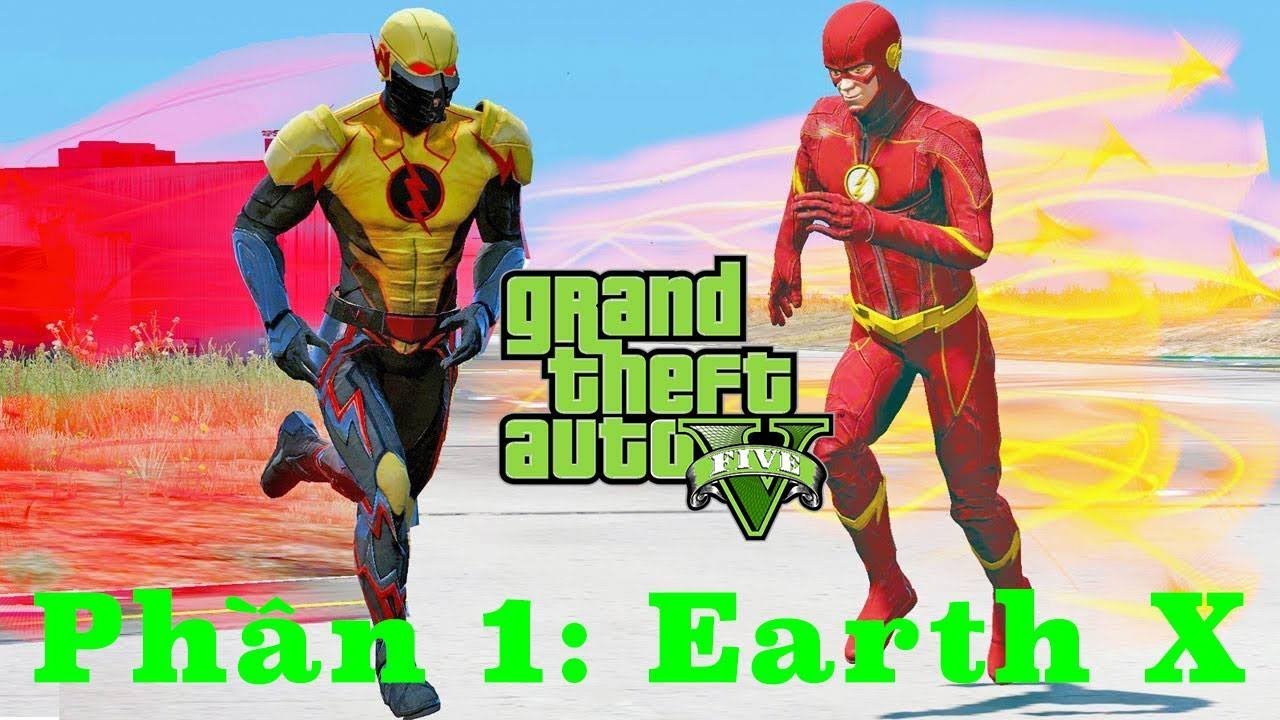 GTA 5 Mods | The Zoom Earth X và The Flash 4 | Phần 1 Zoom Đại Chiến ...
