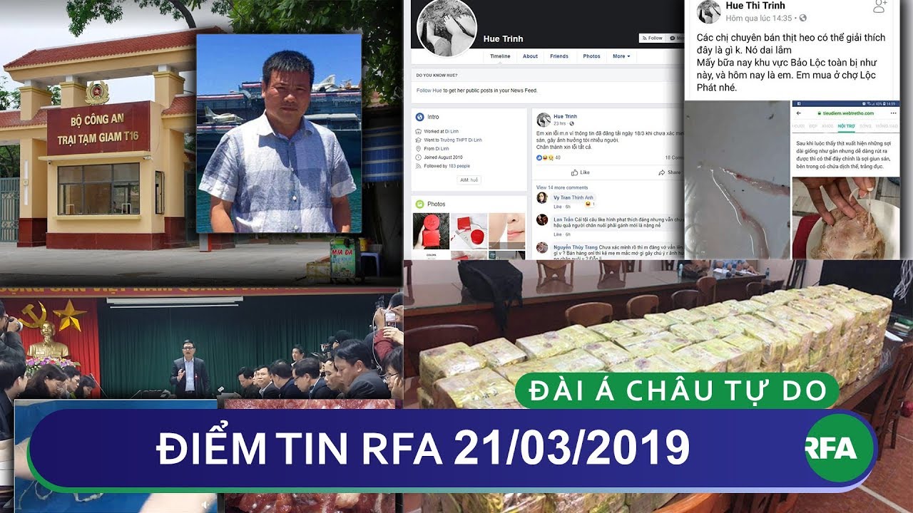 Điểm tin RFA tối 21.03.2019 | Con gái Trương Duy Nhất xác nhận blogger ...