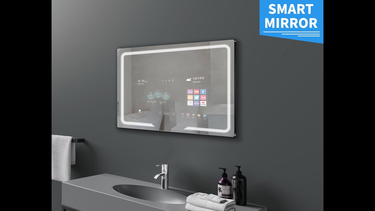 You deserve it ! Amazing smart magic mirror for your home ! - YouTube
