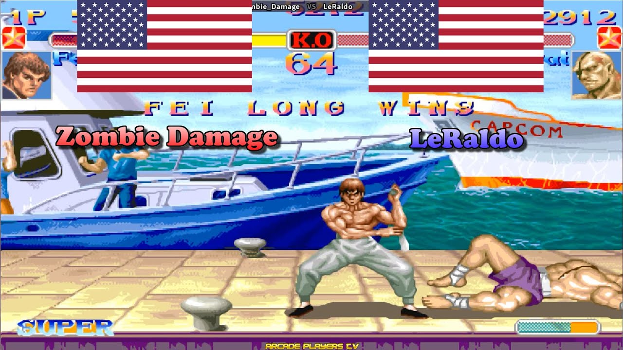 #fightcade Super Street Fighter 2 Turbo Zombie Damage (Usa) vs LeRaldo ...