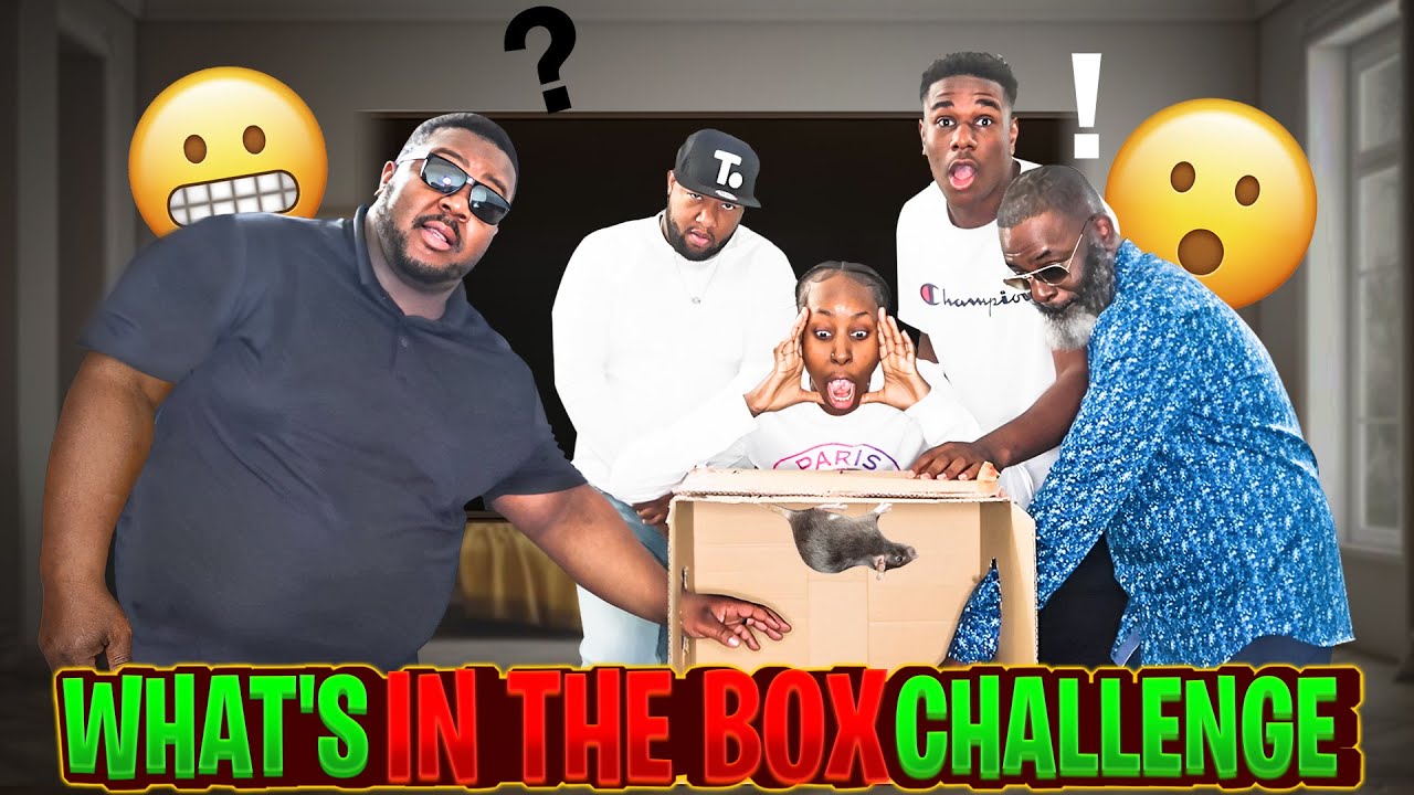 What's In The BOX Challenge w/ JAMAICANS *THEY WERE SCARED* - YouTube