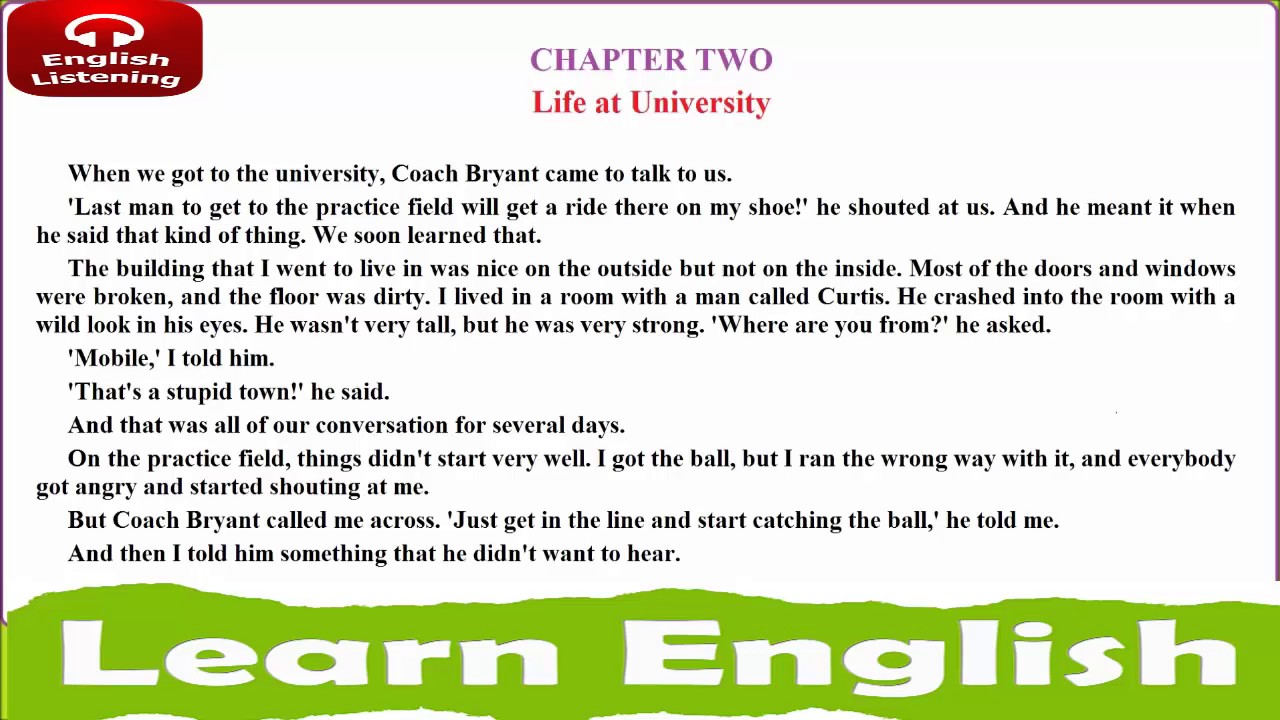 I learn english from a book Forrest Gump learn english quickly - YouTube