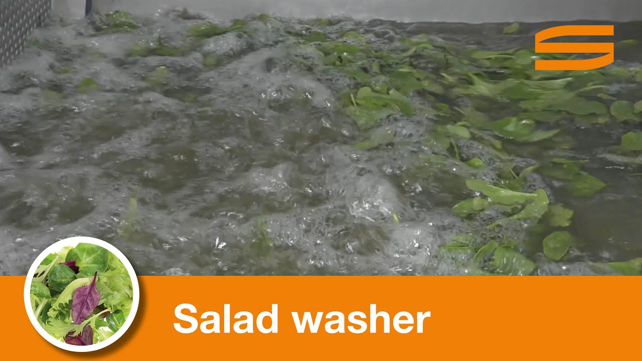 Salad washer type Pulstar - Sormac - YouTube