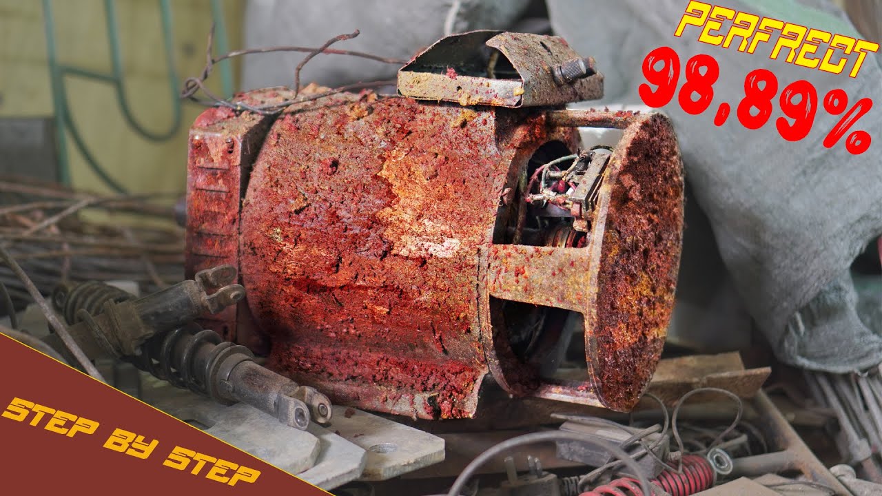 Reviving a 3kW Power Generator Motor: From Repair to Renewal ...