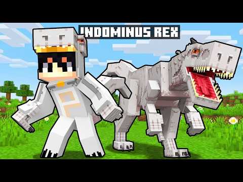 Minecraft'ta INDOMINUS REX OLARAK OYNADIK!