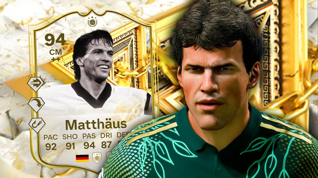 94 Fut Immortals Icon Matthaus Player Review 🔥 FC 25 Ultimate Team ...
