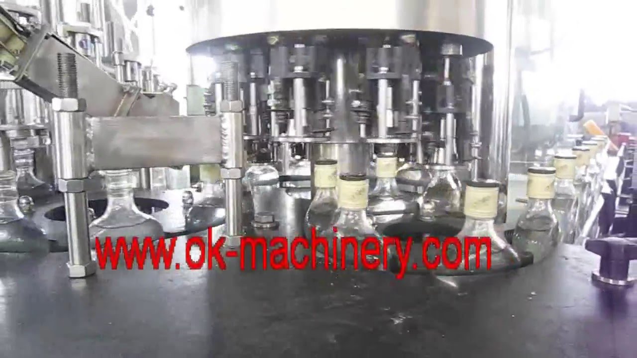Whisky filling machine - YouTube