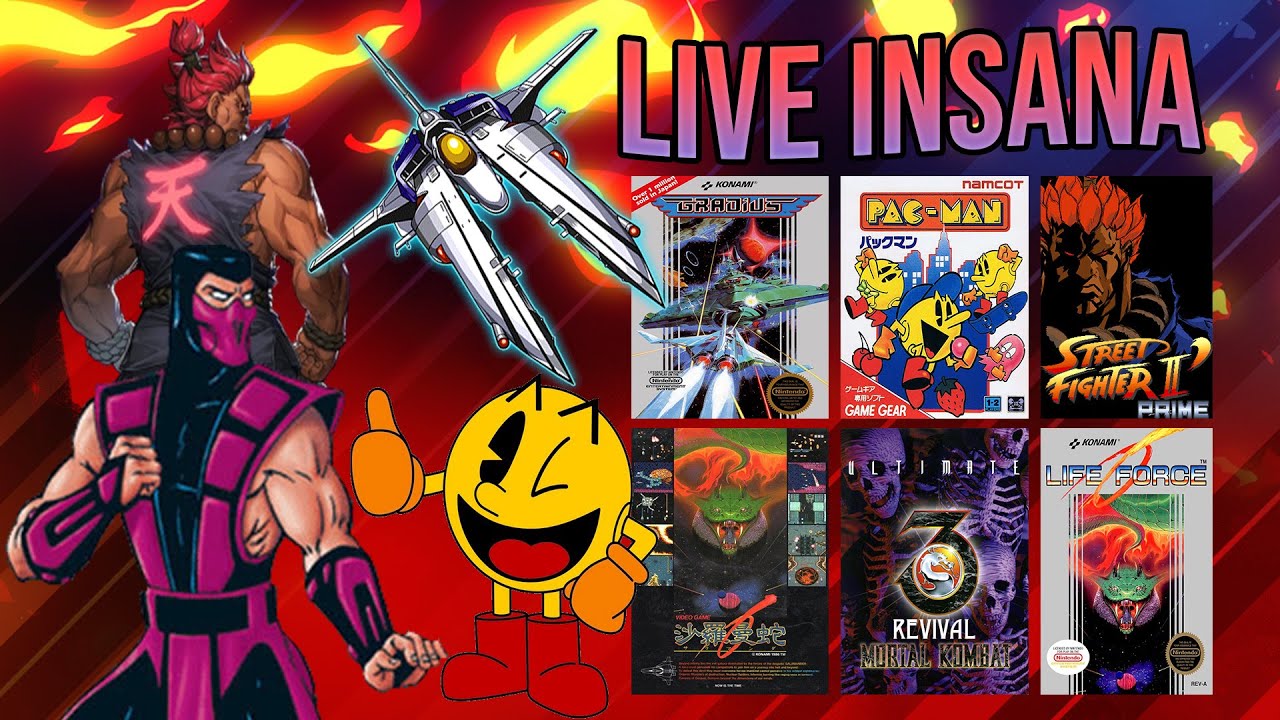 GRADIUS E SALAMANDER / LIFE FORCE, 40 ANOS! + PAC-MAN 45 ANOS! + SF2 ...