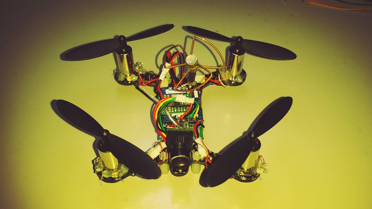 84mm Micro quadcopter carbon frame FPV - YouTube