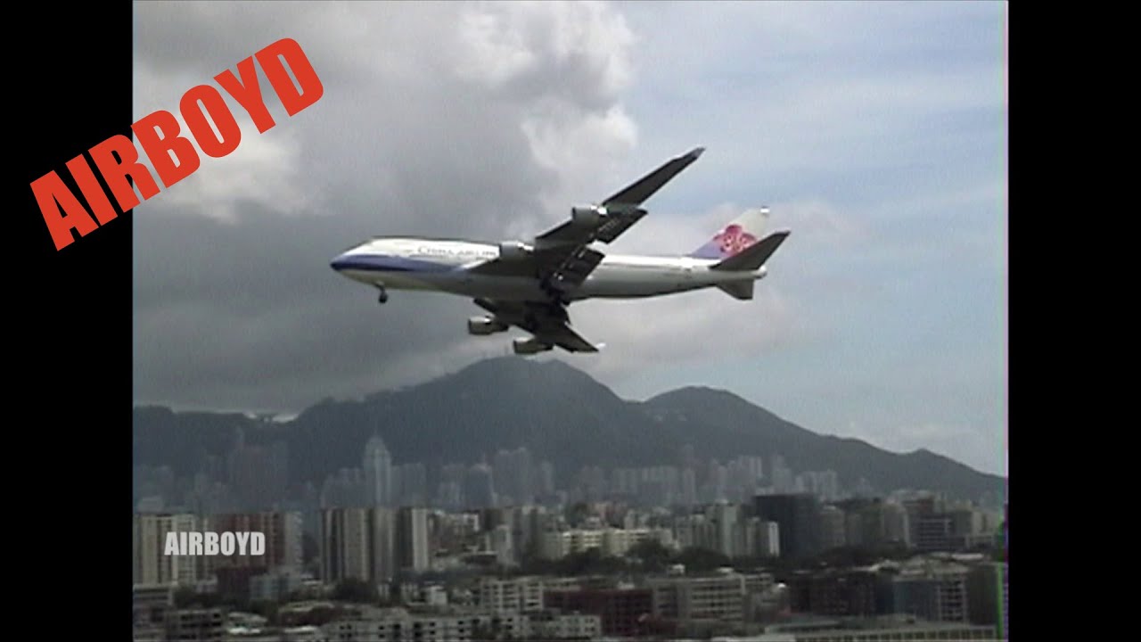 Hong Kong Kai Tak 20 Years Ago From Checkerboard Hill - YouTube