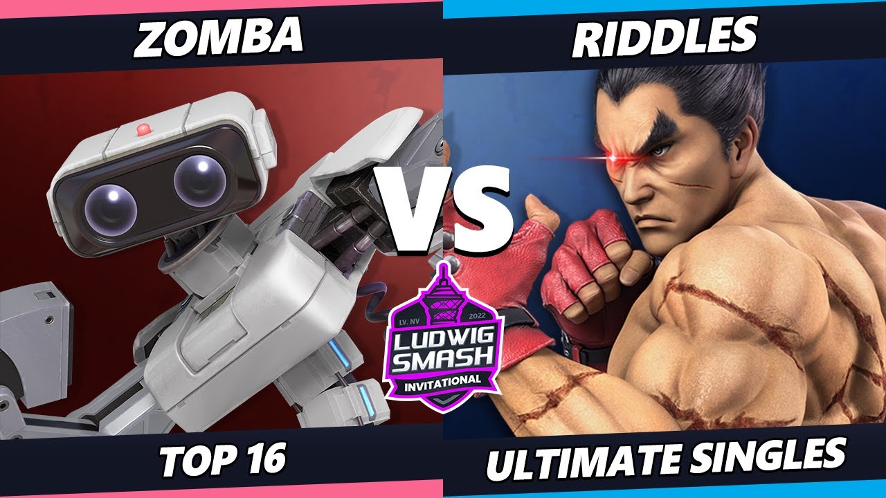 Ludwig Invitational - Zomba (ROB) Vs. Riddles (Kazuya) SSBU Ultimate ...