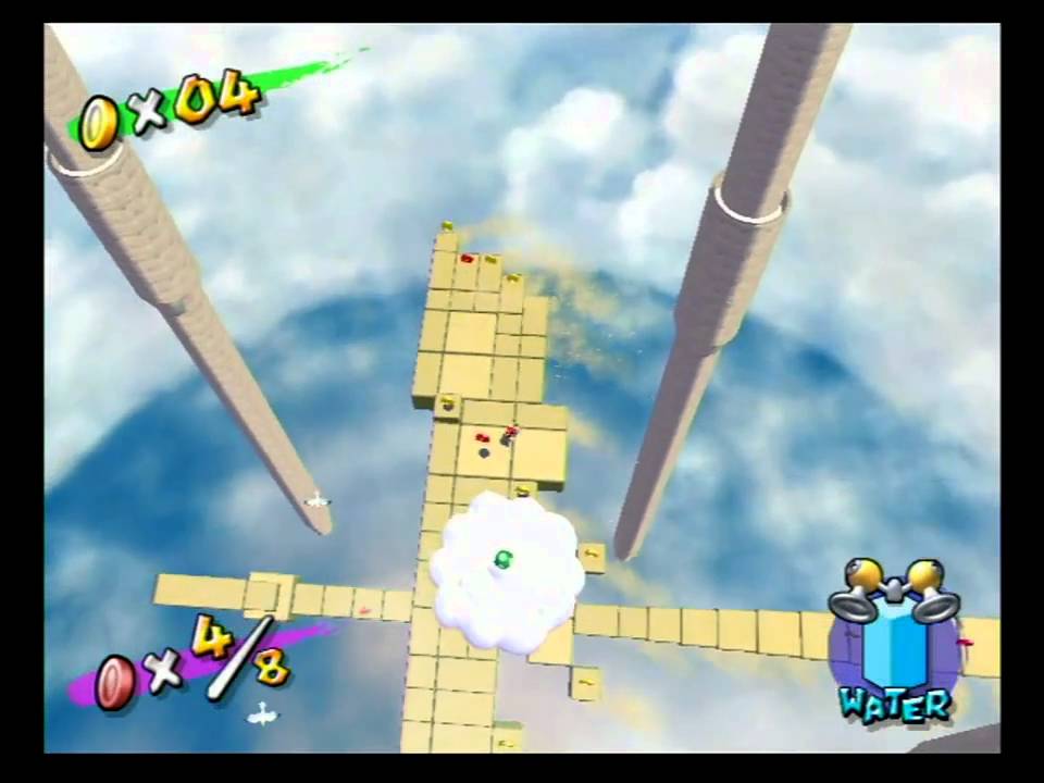 Super Mario Sunshine (GC) Shine Sprite 9 - Gelato Beach - The Sand Bird ...