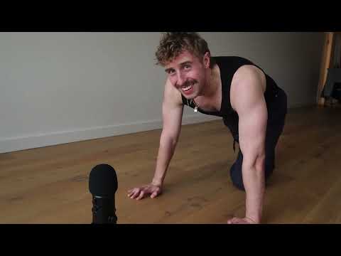ASMR PUSH-UPS UNTIL I COLLAPSE (whimpering, heavy breathing)