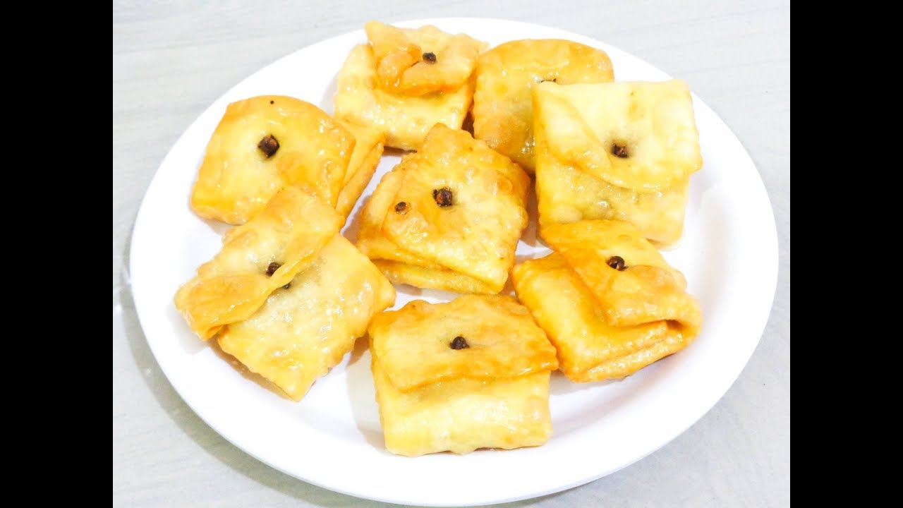 Lobongo Lotika | Bengali Sweet Recipe | Lobongo lotika pithe | লবঙ্গ ...