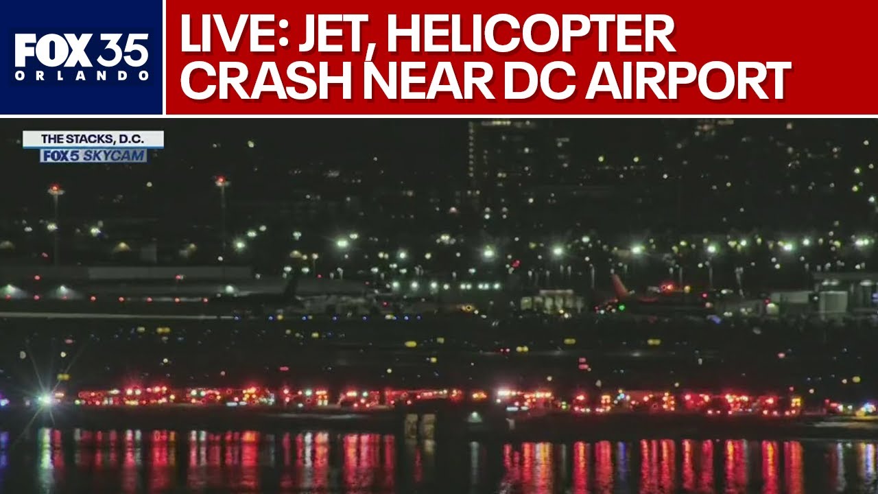 LIVE: American Airlines jet, military helicopter crash in DC; search ...
