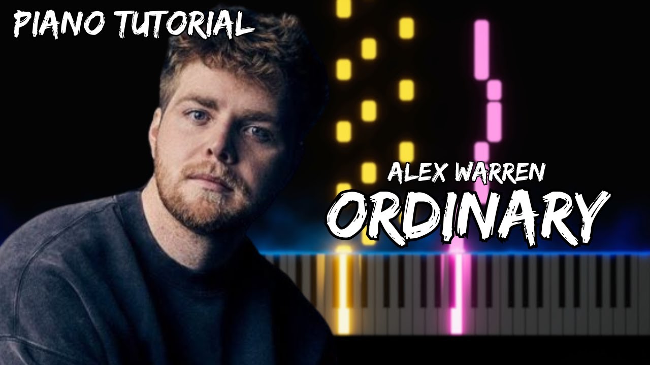 Alex Warren - Ordinary (Piano Tutorial) - YouTube
