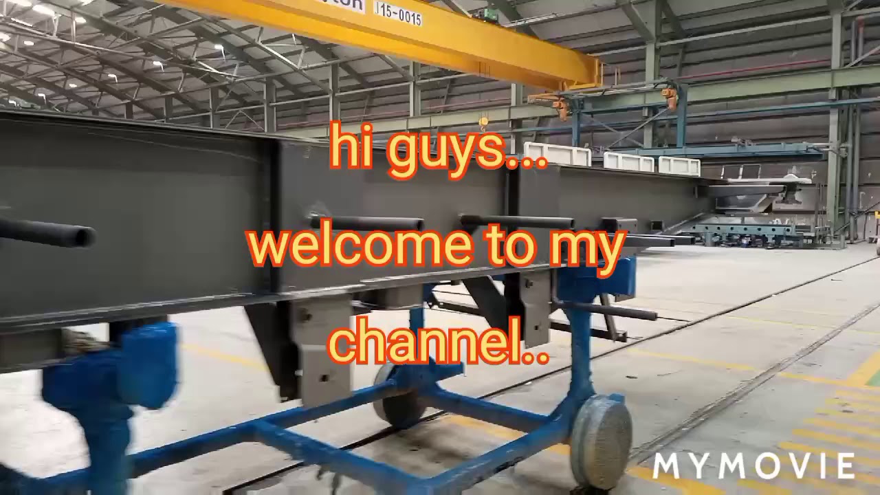container chassis simi-trailer.. - YouTube