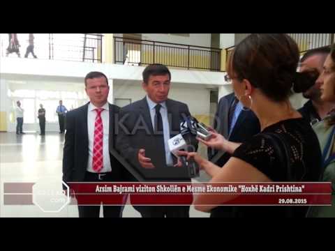 Arsim Bajrami viziton Shkollën e Mesme Ekonomike \