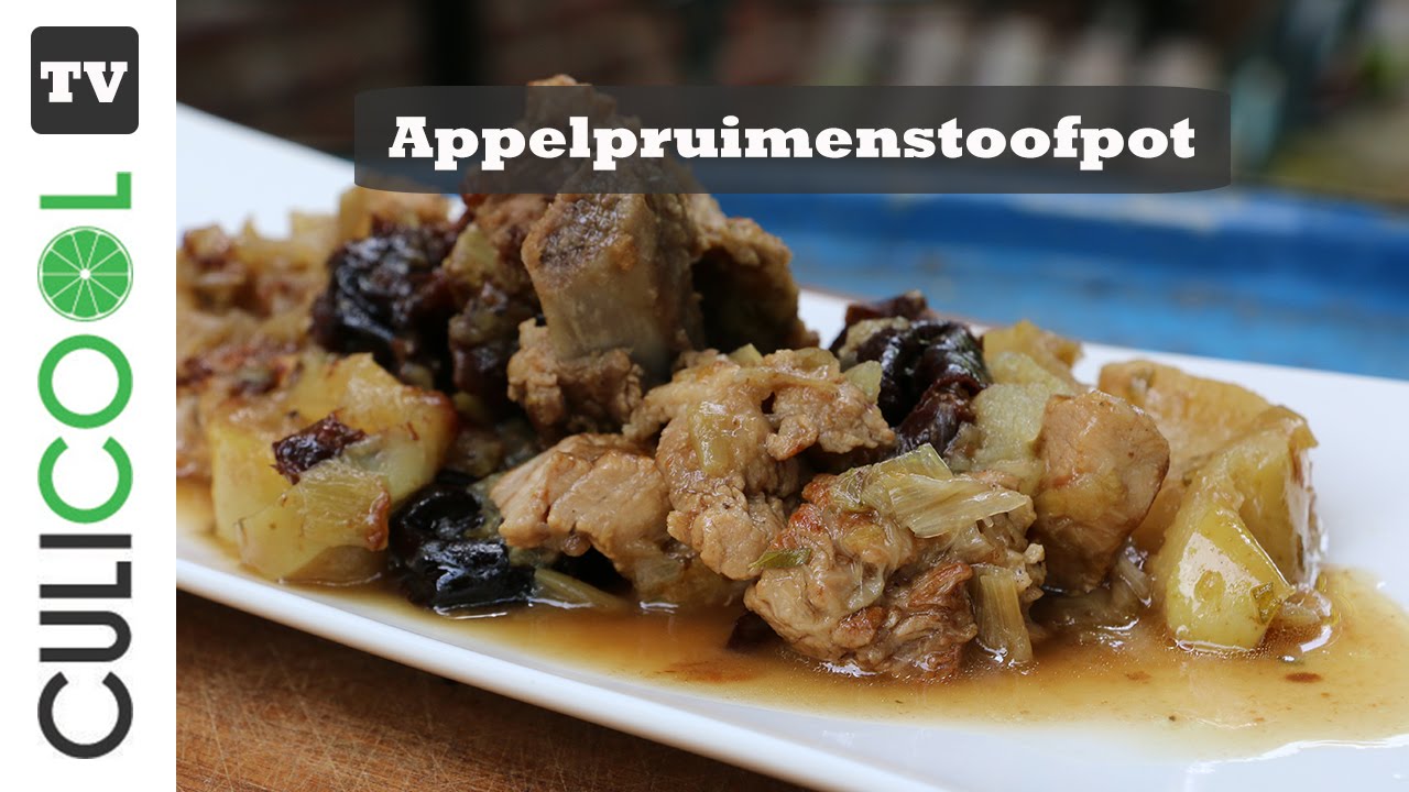 Paleo stoofpot: appelpruimen met schouderkarbonade - YouTube