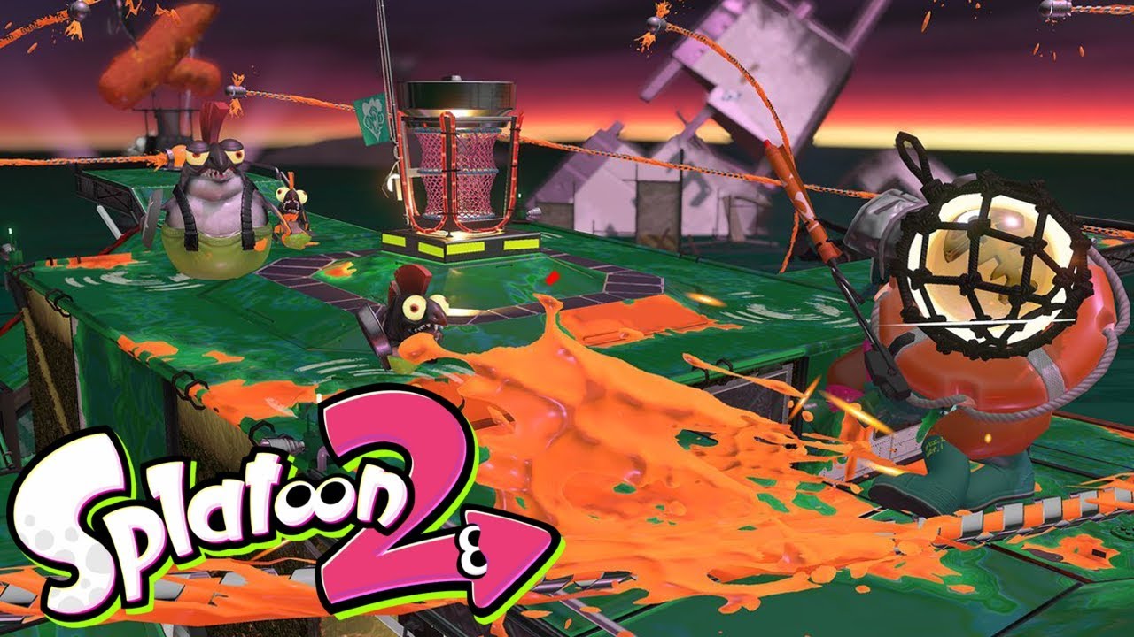 Splatoon 2 Salmon Run NEW Stage Gameplay - YouTube