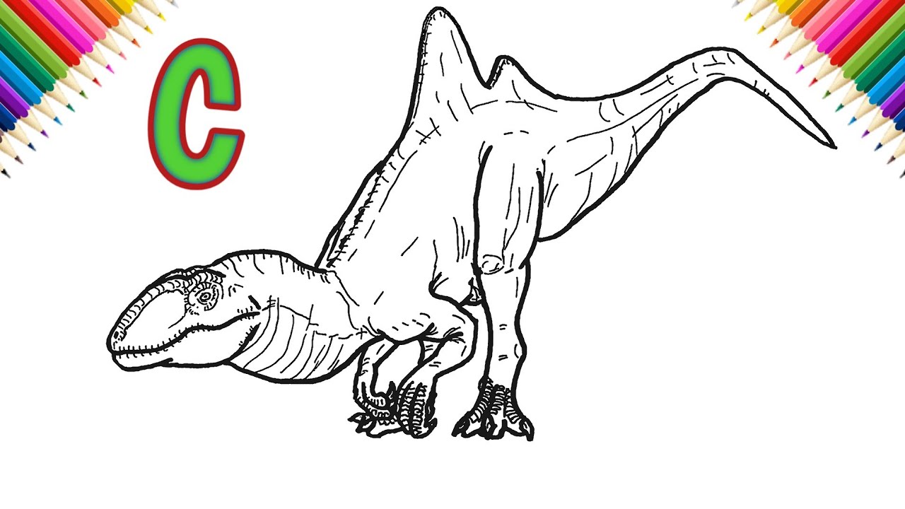 How to Draw Concavenator | Step by Step - YouTube