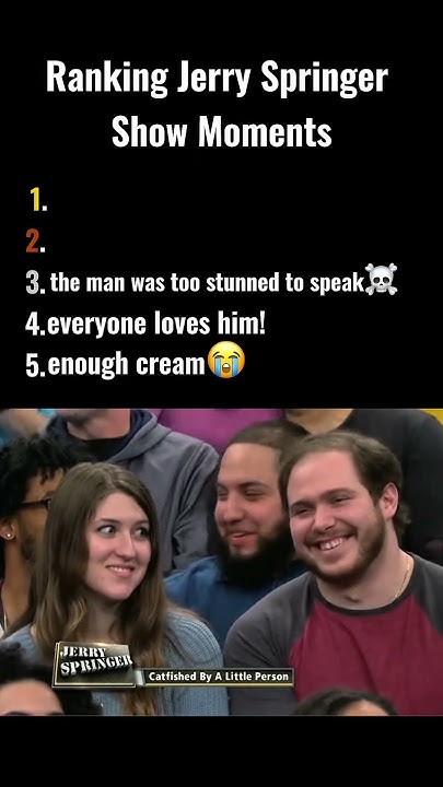 Ranking Jerry Springer Show Moments Part 2 - YouTube