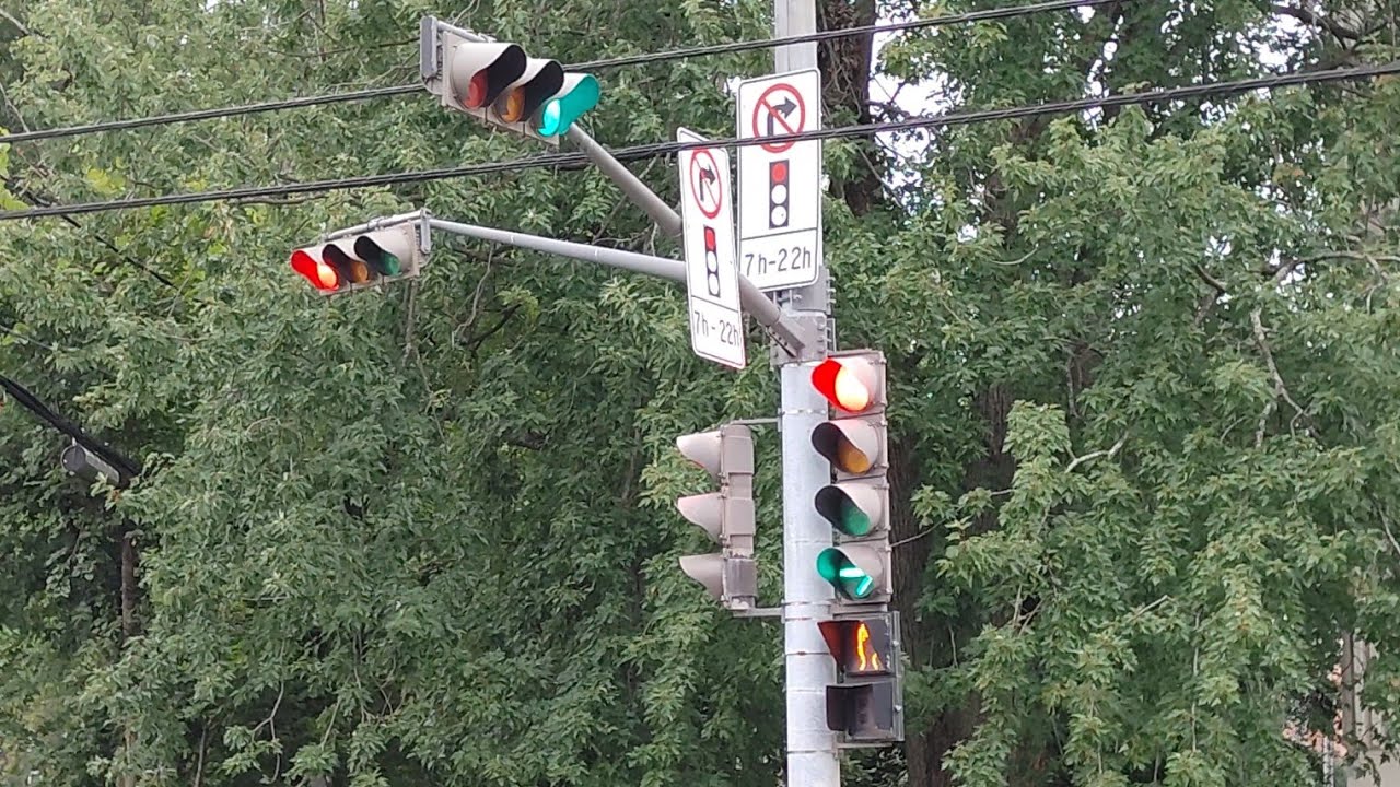 Leading Flashing Green + Right Turn Overlap with Slightly Older ...