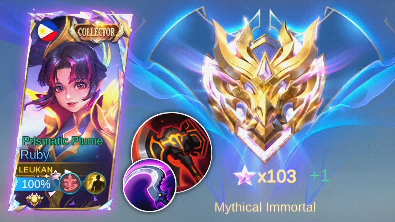 RUBY LAST RANKED GAMEPLAY OF SEASON 30!!(BEST SEASON!)🔥RUBY BEST BUILD ...