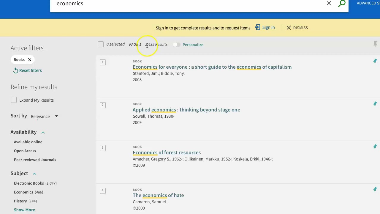 El Camino College Library: Locating Online Books on the ECC Library ...