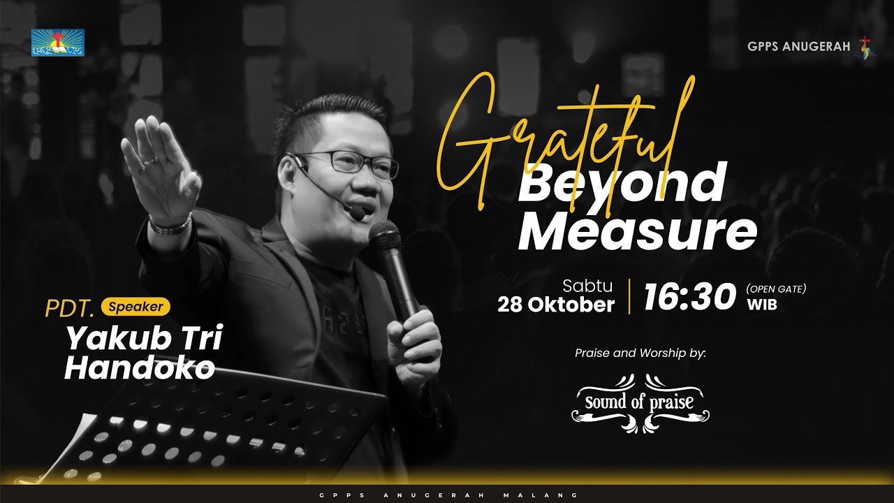 KKR WITH SOUND OF PRAISE // GRATEFUL BEYOND MEASURE // 28 OKTOBER 2023 ...