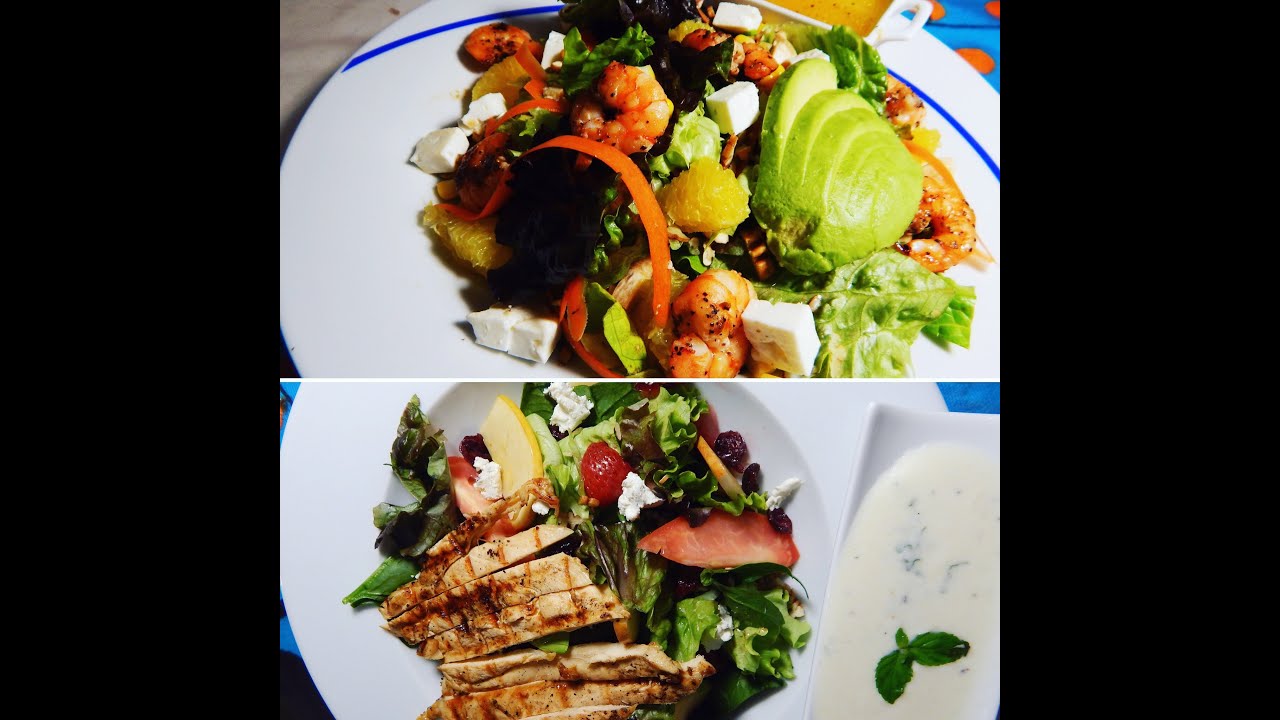 como hacer ensaladas en 5 minutos - YouTube
