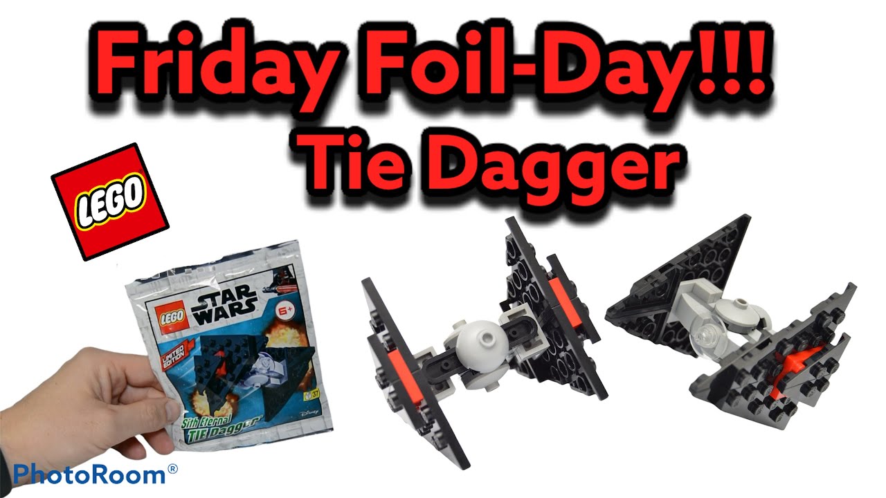 LEGO Fan UK Friday Foil Day!!! Sith Eternal Tie Dagger Foil Pack - YouTube