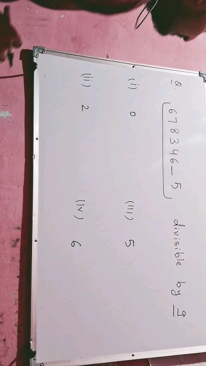 Mathematics divisibility rules - YouTube