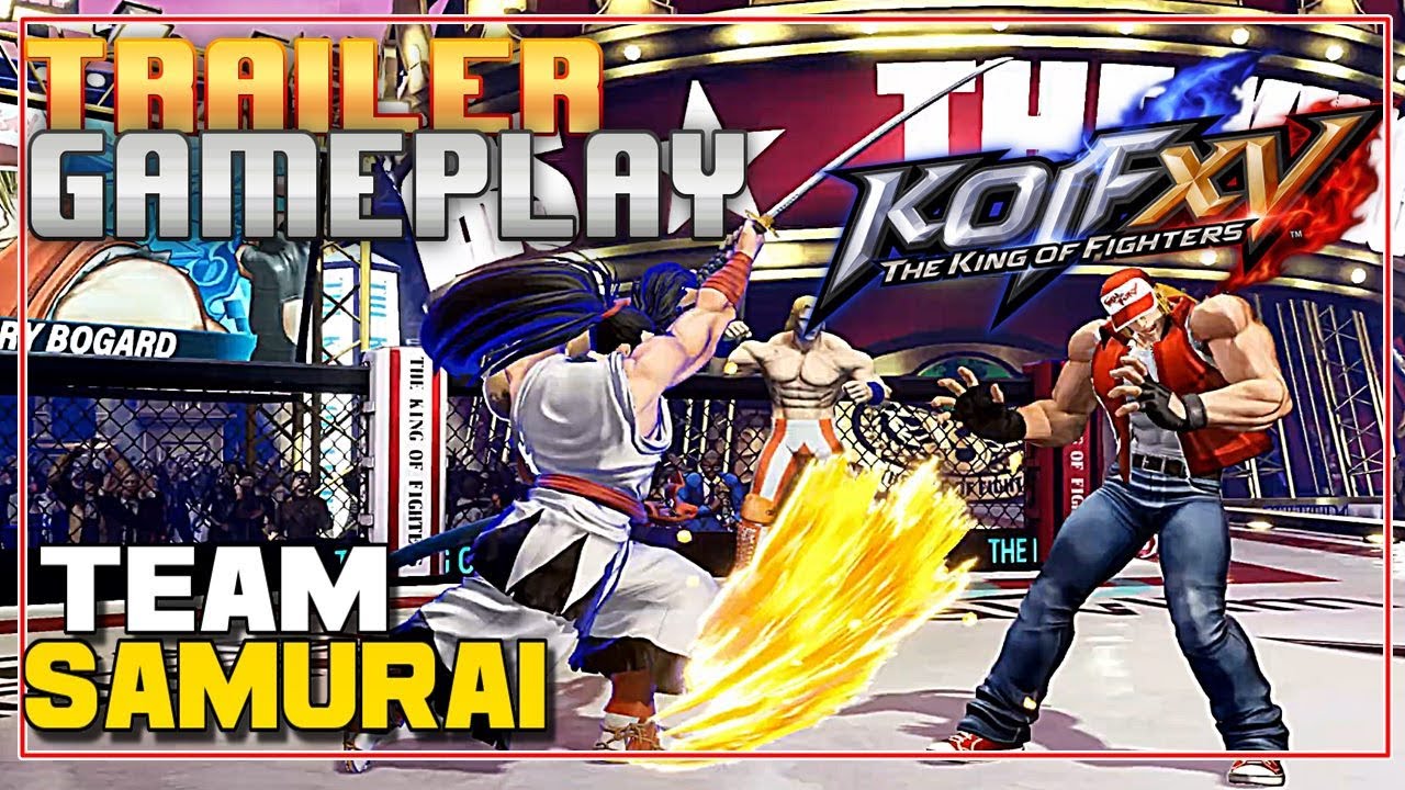 KOFXV - FINALMENTE TEAM SAMURAI GAMEPLAY !! - YouTube