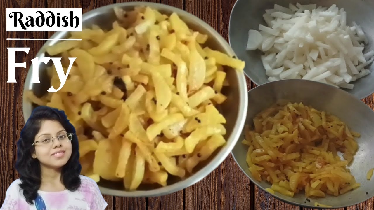 Reddish Fry Recipe | Mulo bhaja recipe | মুলো ভাজা রেসিপি | Winter ...