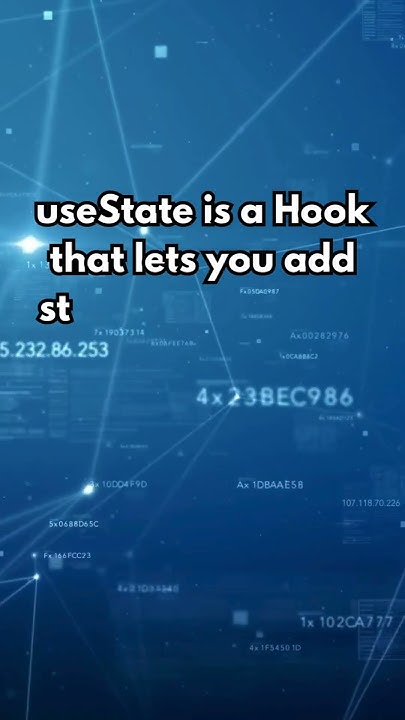 What is the useState Hook ? ReactJS 100 Interview Questions #shorts #reactjs #interview - YouTube