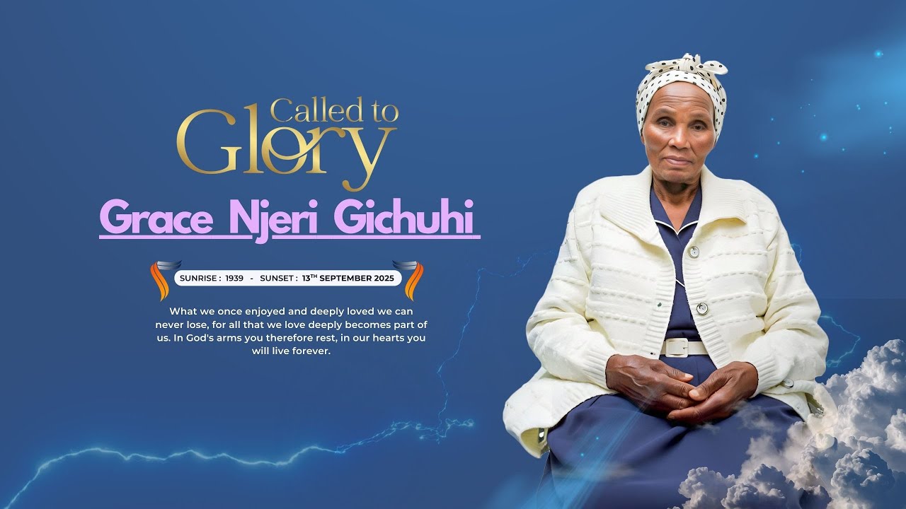 Celebrating the life of Grace Njeri Gichuhi - YouTube