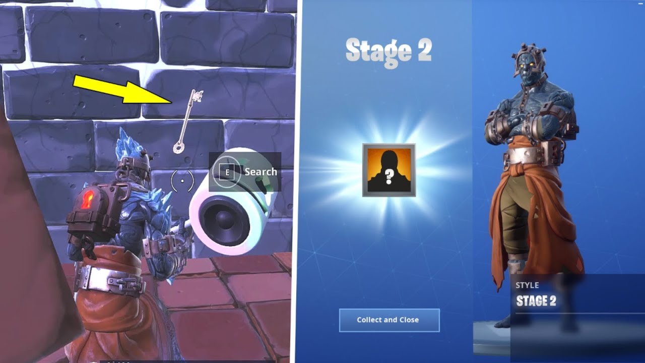 HOW TO UNLOCK STAGE 2 OF THE PRISONER SKIN!! prisoner Key fortnite ...