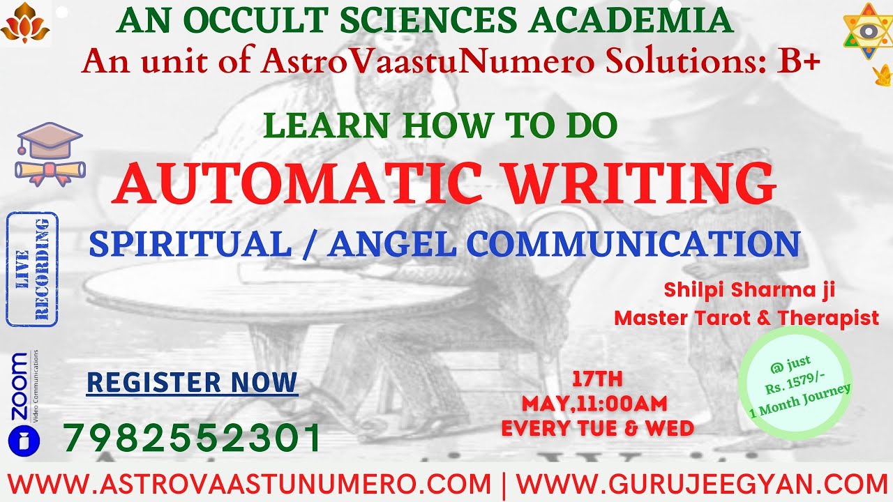 AUTOMATIC WRITING - Connect with Your Self Guides - Spiritual ...