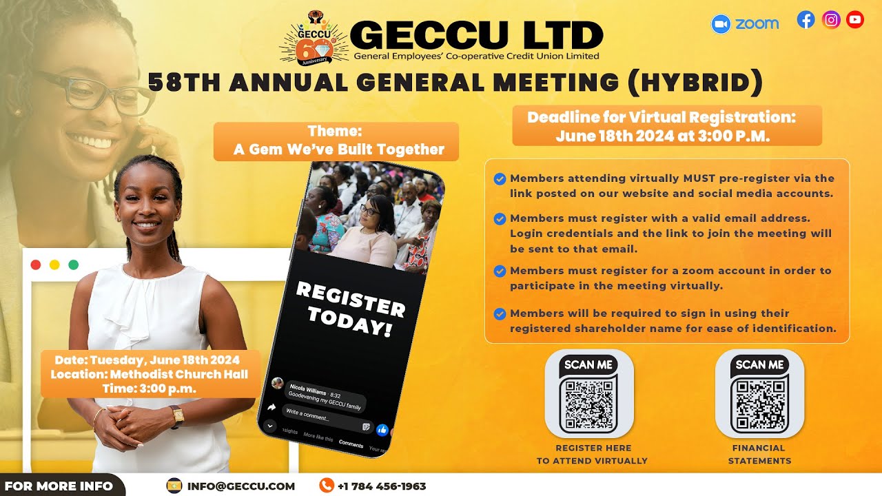 GECCU 58th Annual General Meeting - YouTube
