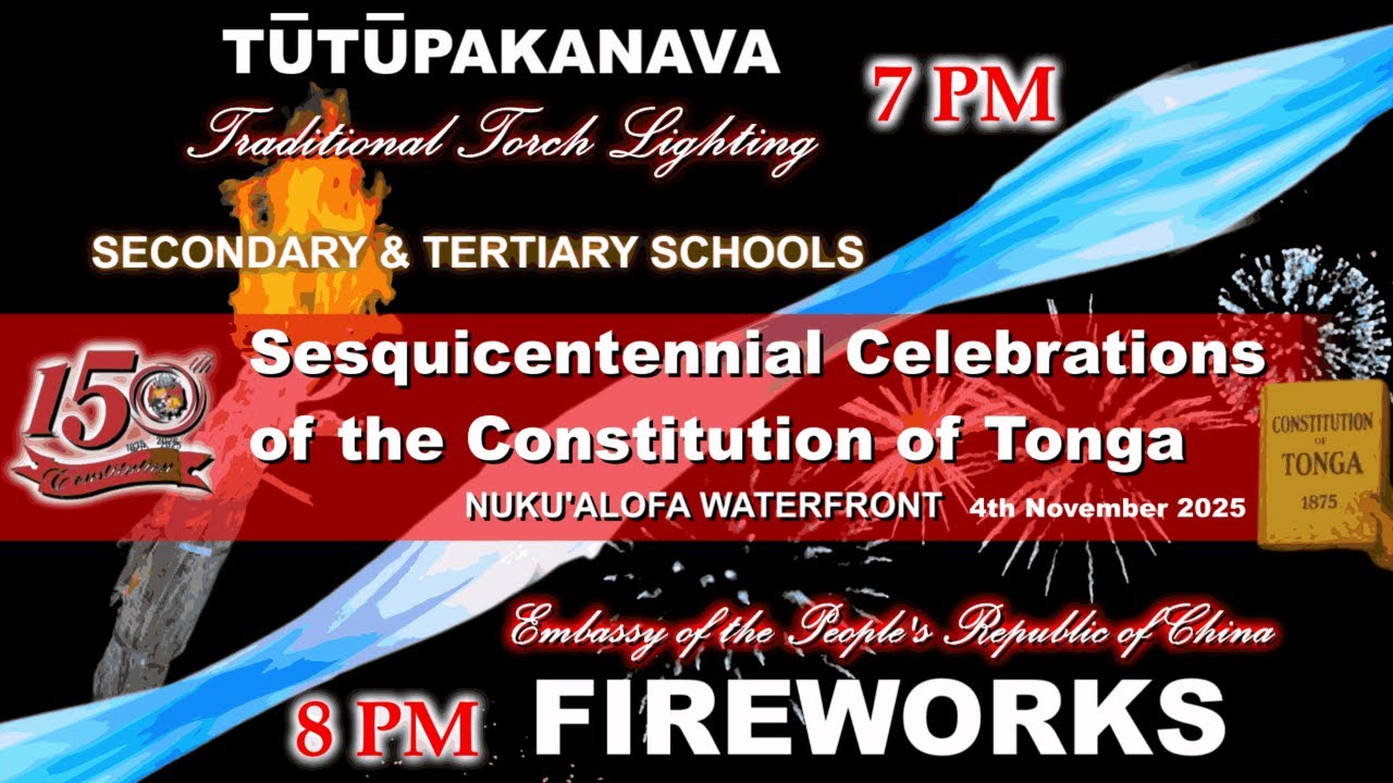 SESQUICENTENNIAL CELEBRATIONS OF THE CONSTITUTION OF TONGA - YouTube