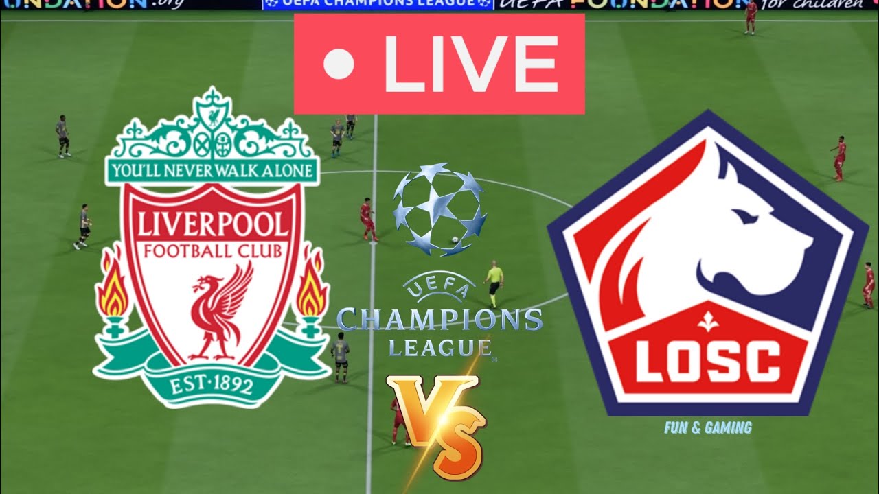 🔴LIVE : Liverpool vs LOSC Lille | UEFA Champions League 2025 | Full ...
