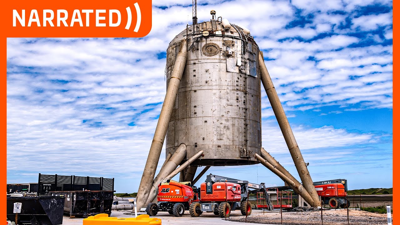 Tower 2 Quick Disconnect Arm Hinge Arrives | SpaceX Boca Chica - YouTube