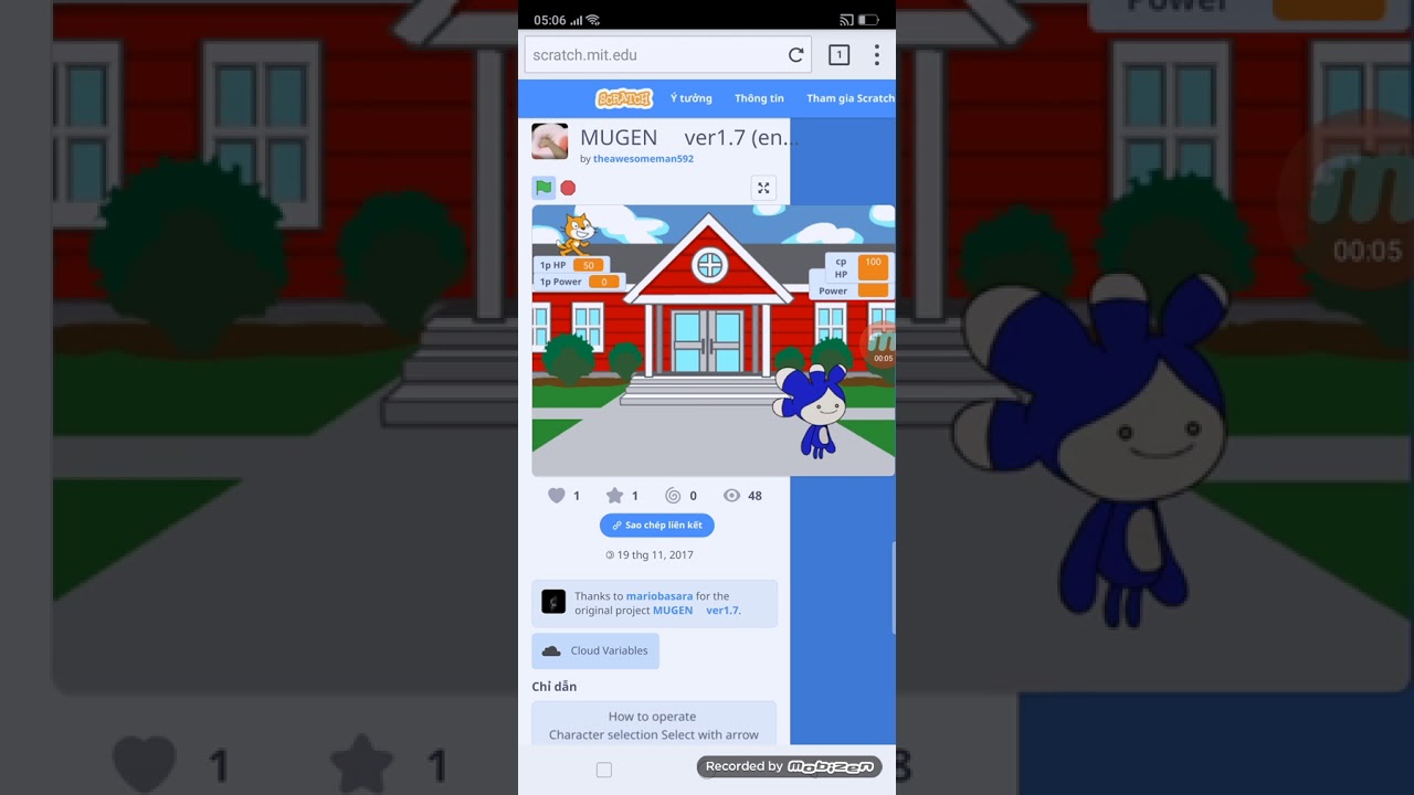 MUGEN VER1.7 (ENGLISH VERSION) SCRATCH CAT VS TERA - YouTube