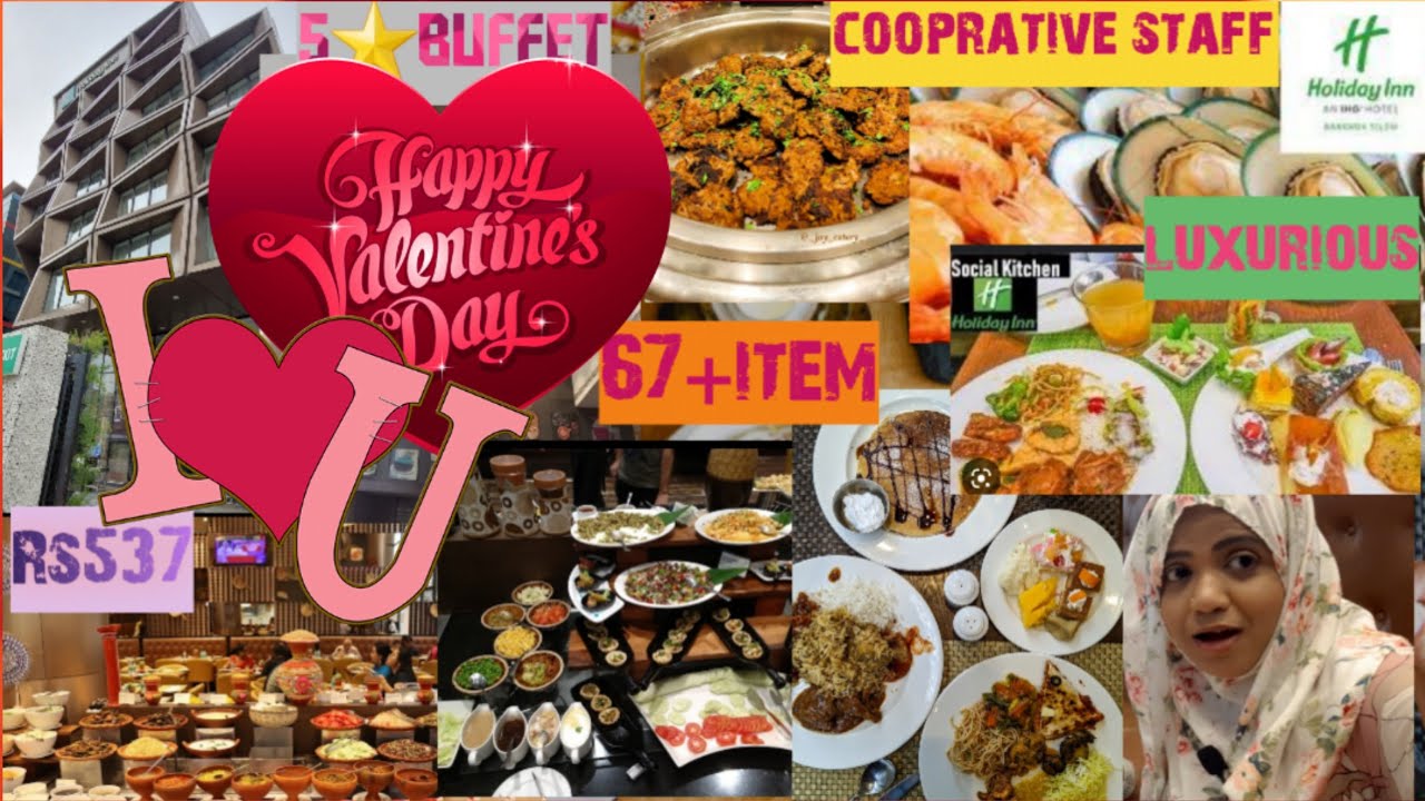 5star Hotel Holiday Inn||cheapest buffet Rs 737/- Social Kitchen ...