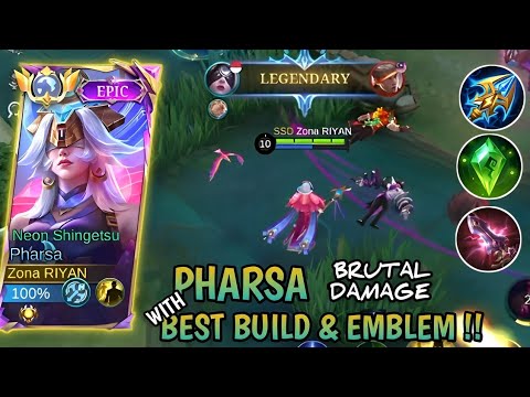 LEGENDARY!! PHARSA BRUTAL DAMAGE IS HERE🔥 PHARSA BEST BUILD 2024 ...