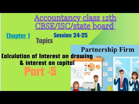 Interest on drawing and interest on capital class 12th accountancy CBSE ...