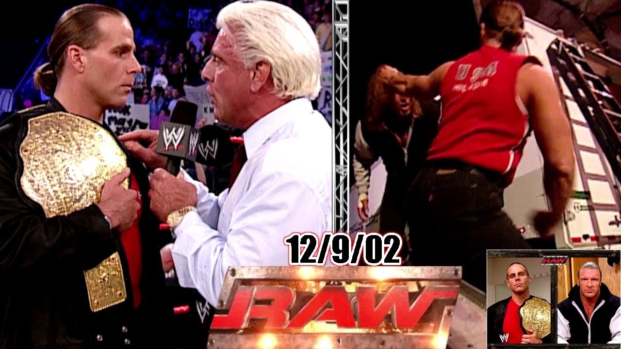 WWE RAW - December 9, 2002 Full Breakdown - Flair Confronts Michaels ...