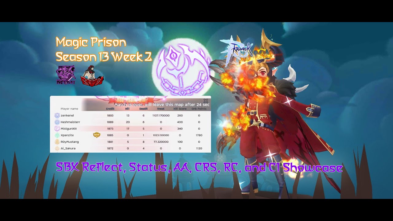 Ragnarok M | 6v6 Magic Prison Season 13 Week 2 | Reflect AA CRS CI ...